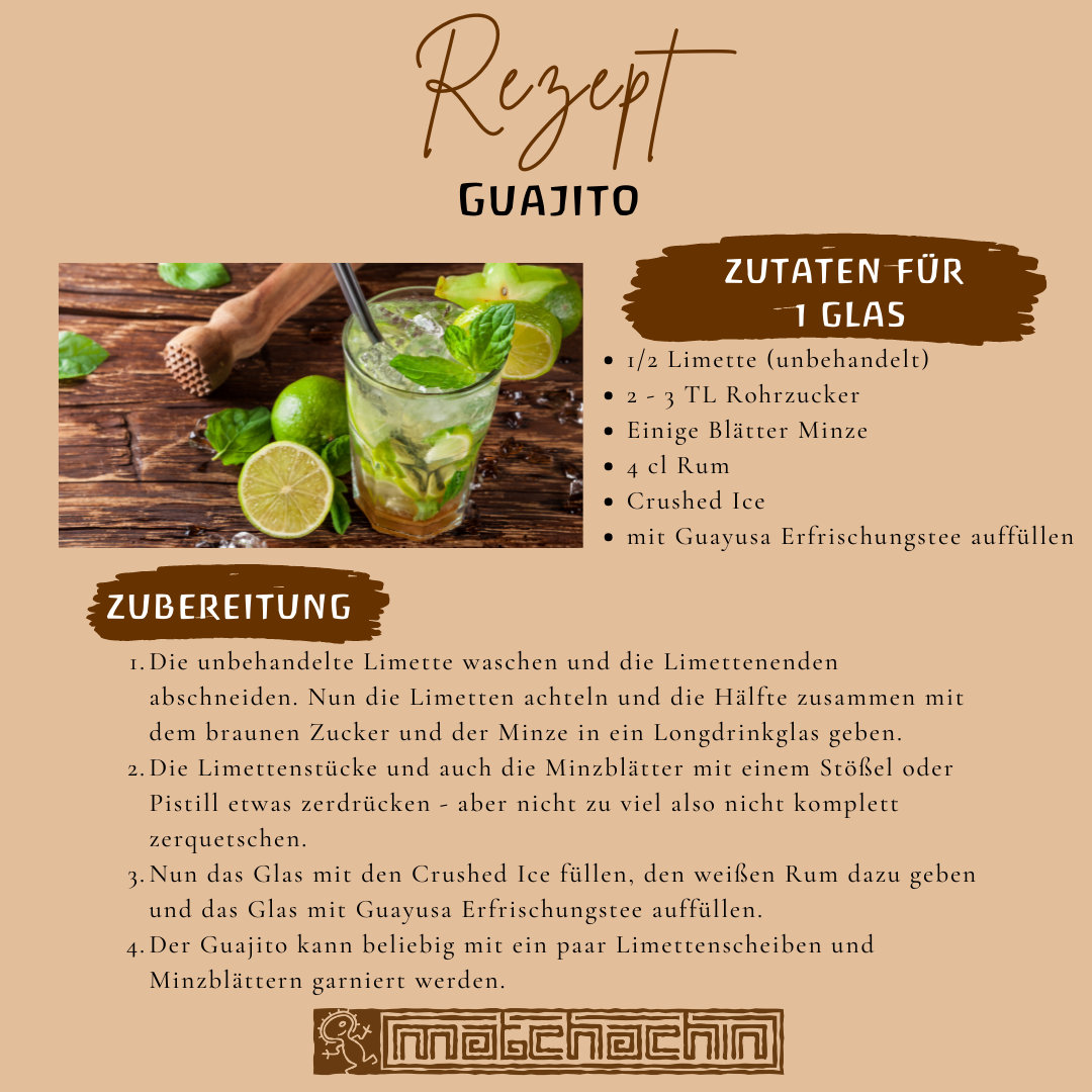 Longdrink und Cocktail Rezepte mit Guayusa | Matchachin Guayusa Blog